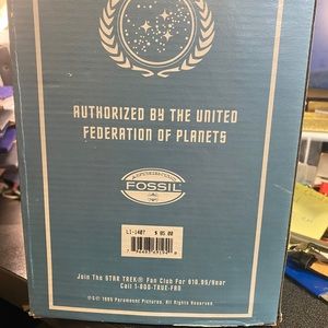 Fossil | Accessories | Vintage Star Trek Limited Edition Uss Enterprise ...